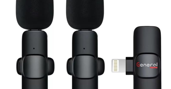 General K10 K2 Lavalier Microphone, Wireless Mini Microphone for iOS ...