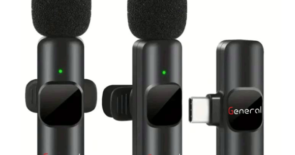 General K10 K2 Microphone For Smartphone, Wireless Mini Microphone Plug ...