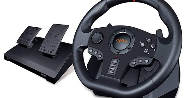 PXN V900 PC Racing Wheel - Black Best Price in Egypt|Games World Egypt