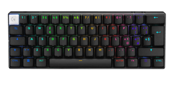 Logitech G PRO X 60 LIGHTSPEED 60% Wireless Keyboard Black | 920-011911 ...