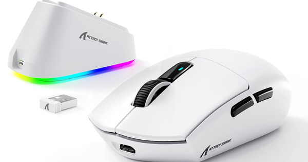 ATTACK SHARK G3PRO Wireless Gaming Mouse with RGB Charging Dock Best ...