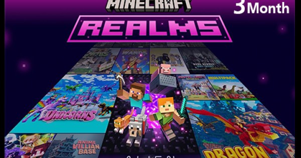 Minecraft Realms 3M - Bedrock XBOX & PC Best Price in Egypt|Games World ...
