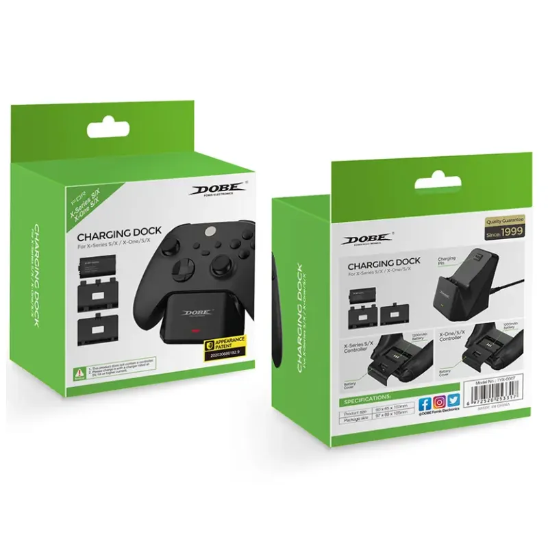 DOBE Charging Dock for XBOX ONE, XBOX Series Controller| Games World Egypt